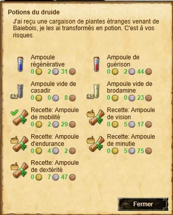 Potions du druide | Wiki The Therian Saga | Fandom