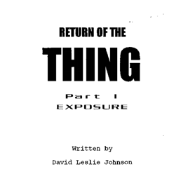 Return of the Thing (mini-series) | The Thing | Fandom