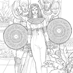 throne of glass coloring pages free