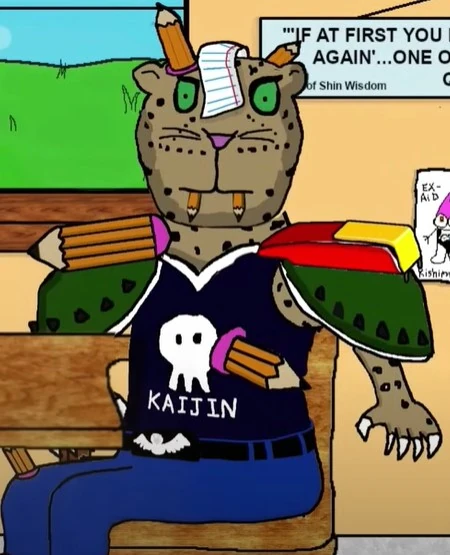 Pencil Leopard | The Toku Professor Wiki | Fandom