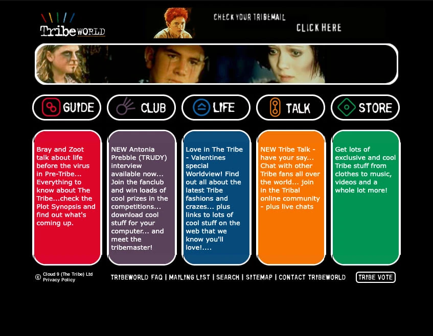 Tribeworld (website) | The Tribe Wiki | Fandom
