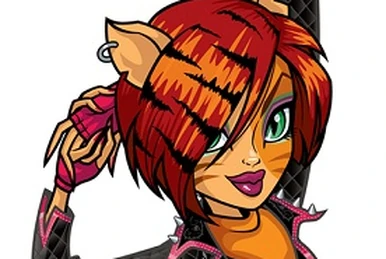 monster high coloring pages toralei stripe face