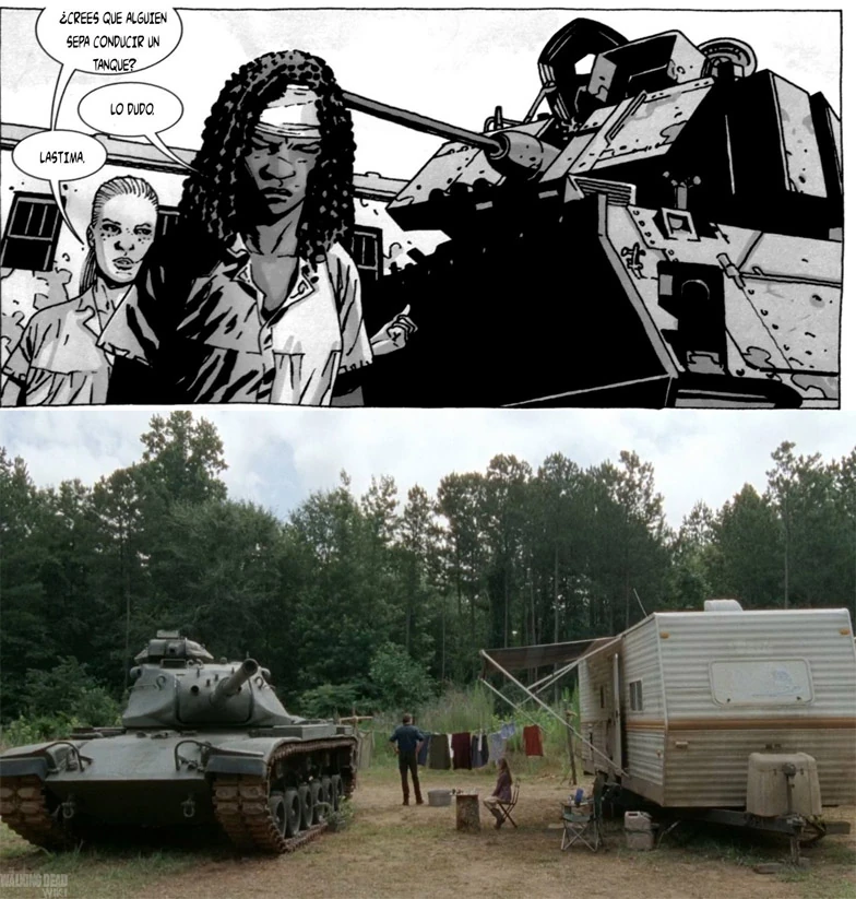 Serie vs Cómic: Dead Weight | The Walking Dead Wiki | Fandom
