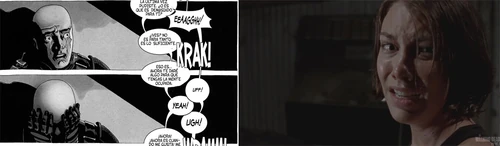 Serie vs Cómic: When The Dead Come Knocking | The Walking Dead Wiki ...