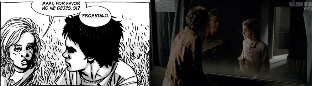 Serie vs Cómic: Indifference | The Walking Dead Wiki | Fandom