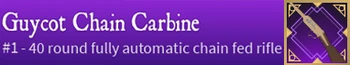 Guycot Chain Carbine | The Wild West Wiki | Fandom