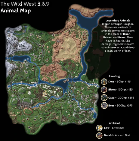 Animal Information | The Wild West Wiki | Fandom