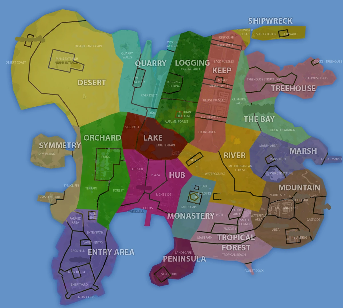 Island sections | The Witness Wiki | Fandom