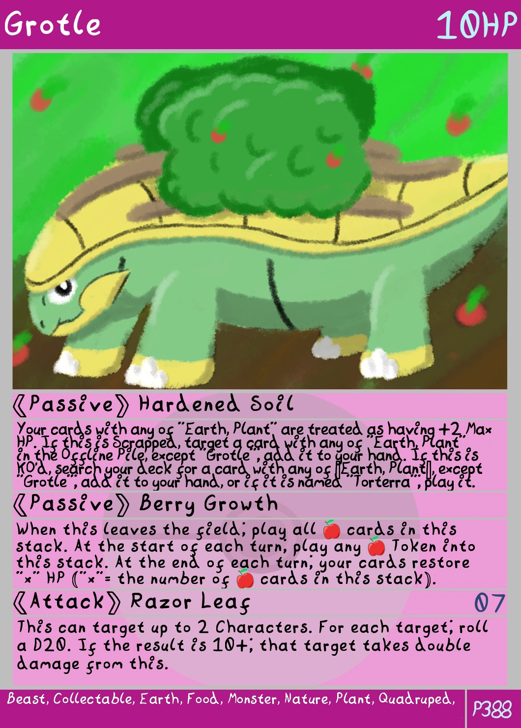 P388 Grotle | TheYukiverse Wiki | Fandom