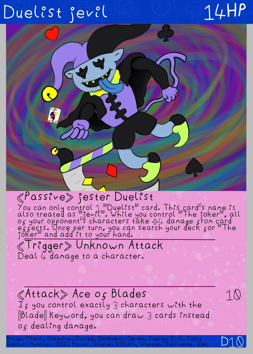 D10 Duelist Jevil | TheYukiverse Wiki | Fandom
