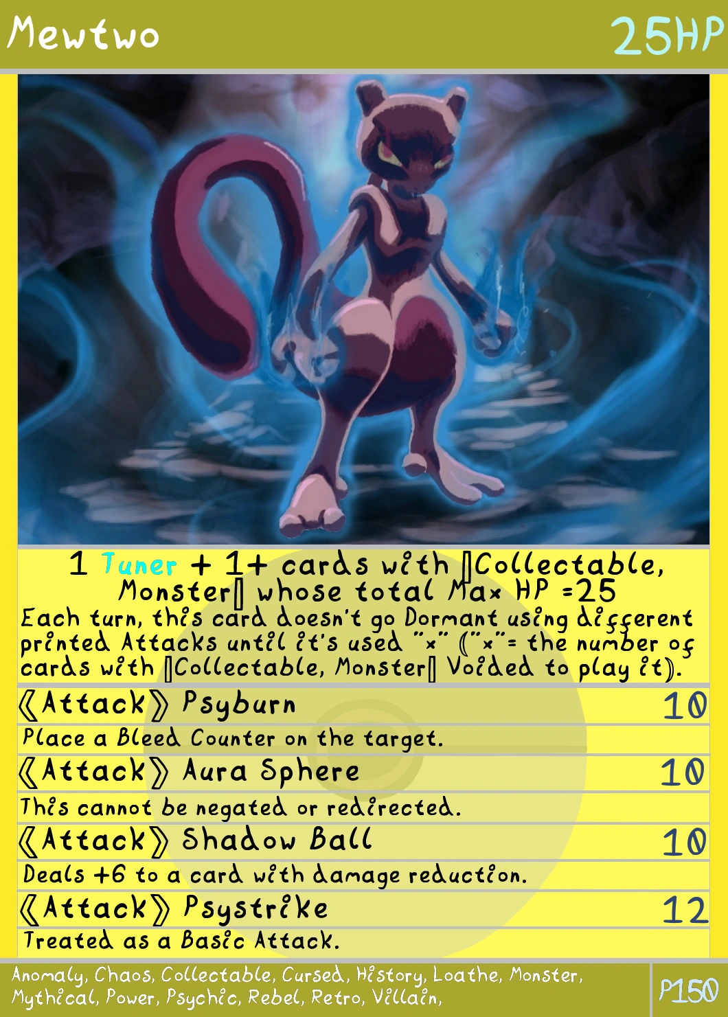 P150 Mewtwo | TheYukiverse Wiki | Fandom