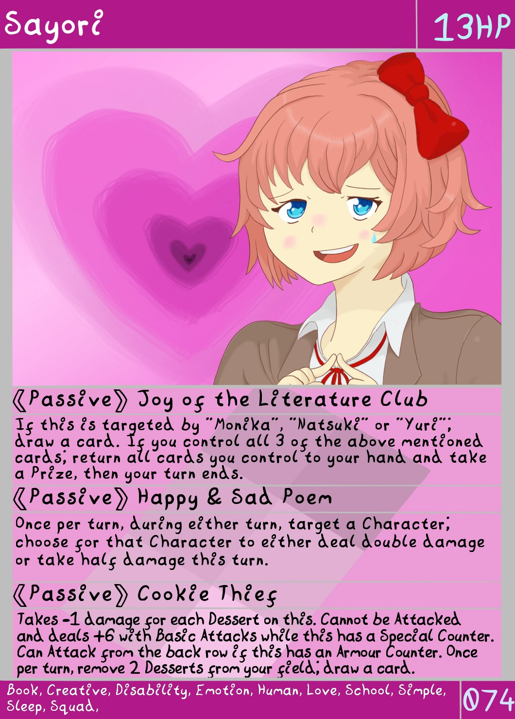 074 Sayori | TheYukiverse Wiki | Fandom