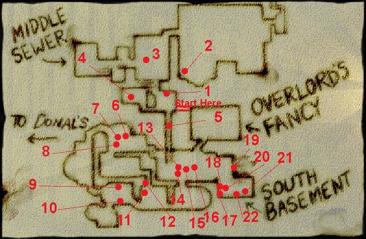 Guide:Keepers Chapel/Thief - The Dark Project/Thieves' Guild Loot Map ...