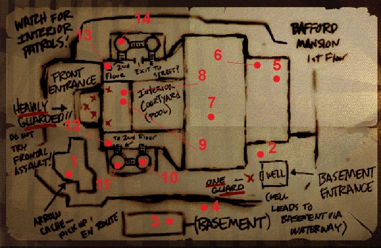 Guide:Keepers Chapel/Thief - The Dark Project/Lord Bafford's Manor Loot ...