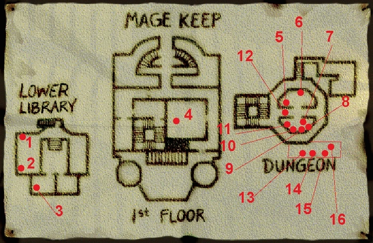 Guide:Keepers Chapel/Thief - The Dark Project/The Mage Towers Loot Map ...
