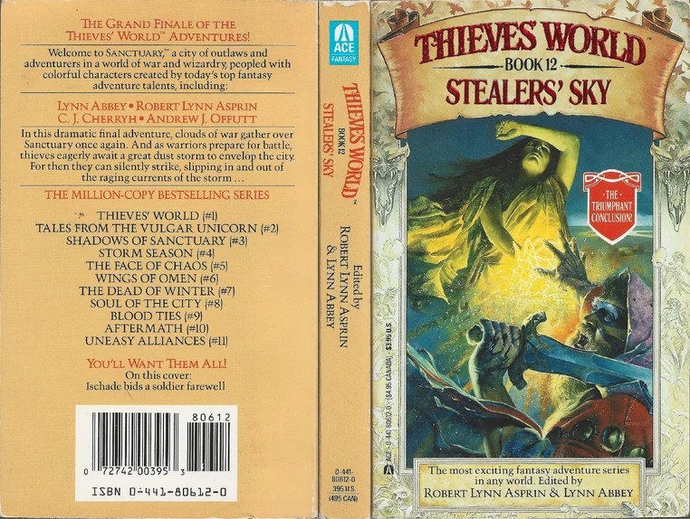 Thieves' World book 12 Stealers' Sky (Ace Fantasy 1989) | Thieves ...