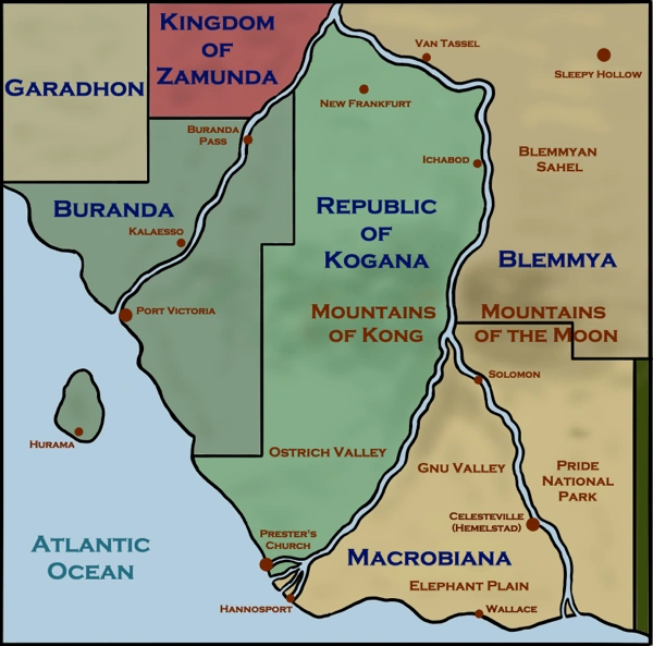 The Buranda-Kogana-Macrobiana Region | Think Tank Schnittstelle 23 Wiki ...