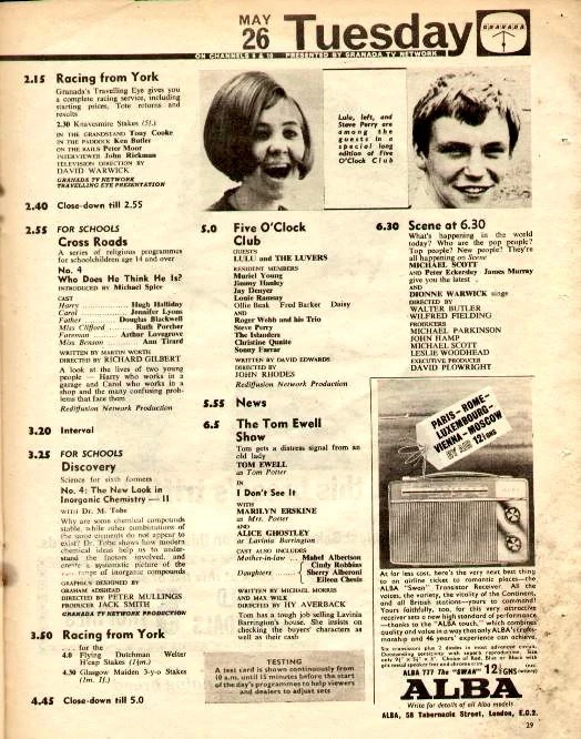 26 May 1964 | A Pop Culture Scrapbook | Fandom