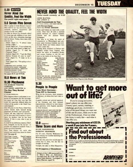 15 December 1970 | A Pop Culture Scrapbook | Fandom