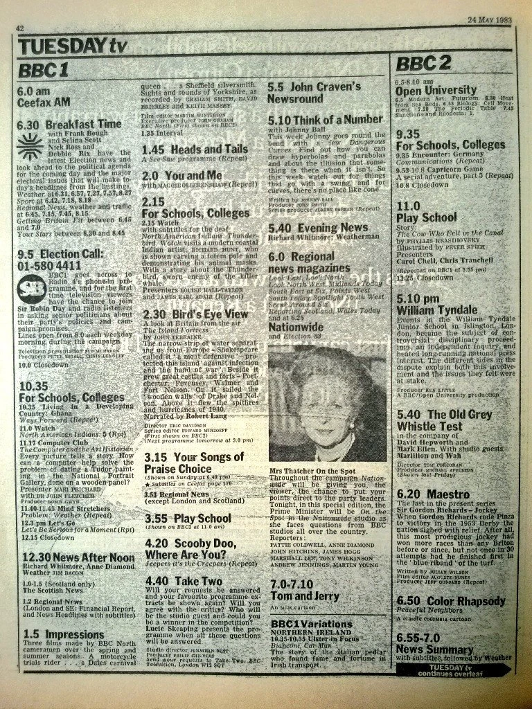 24 May 1983 | A Pop Culture Scrapbook | Fandom