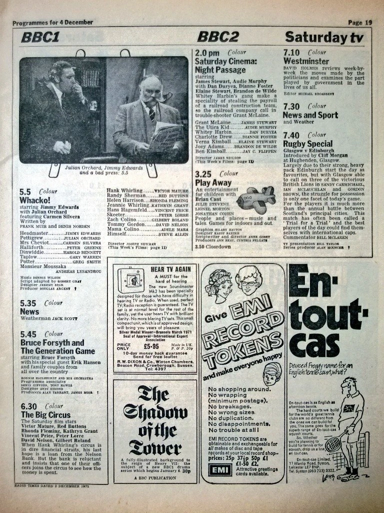 04 December 1971 | A Pop Culture Scrapbook | Fandom