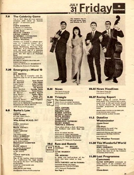 31 July 1964 | A Pop Culture Scrapbook | Fandom