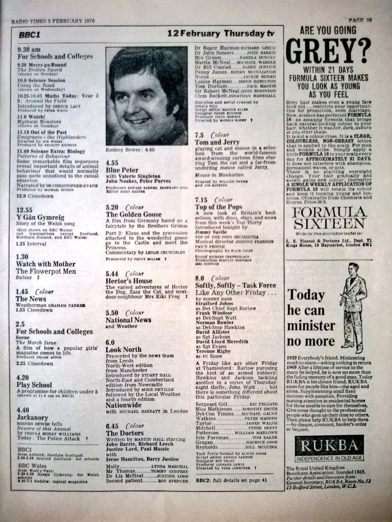 12 February 1970 | A Pop Culture Scrapbook | Fandom