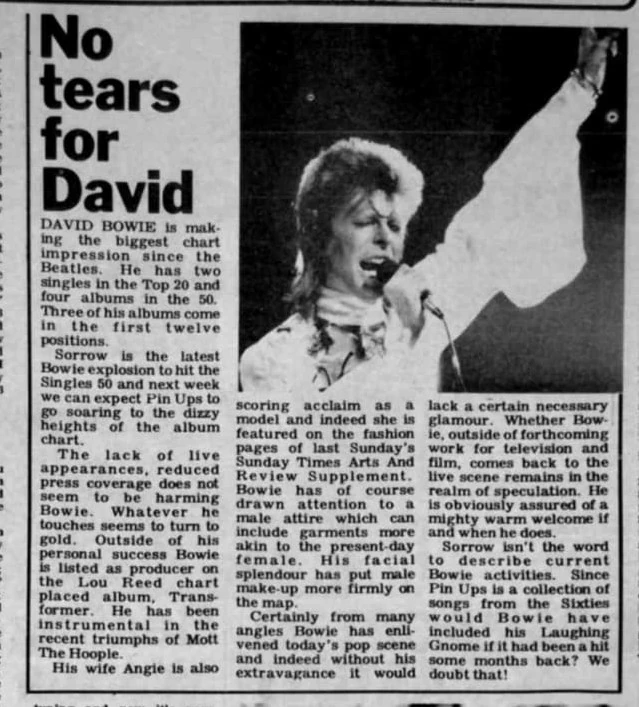 20 October 1973 | A Pop Culture Scrapbook | Fandom