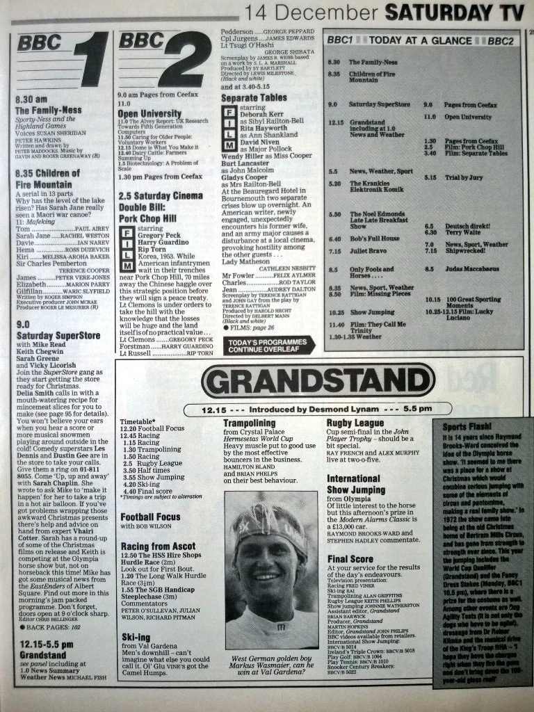 14 December 1985 | A Pop Culture Scrapbook | Fandom