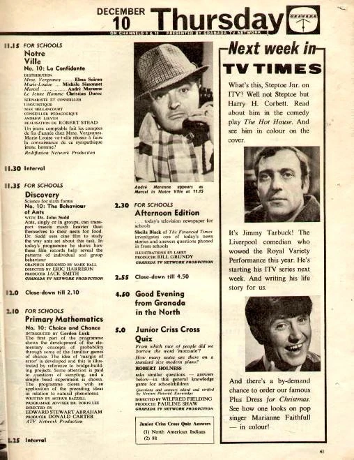 10 December 1964 | A Pop Culture Scrapbook | Fandom