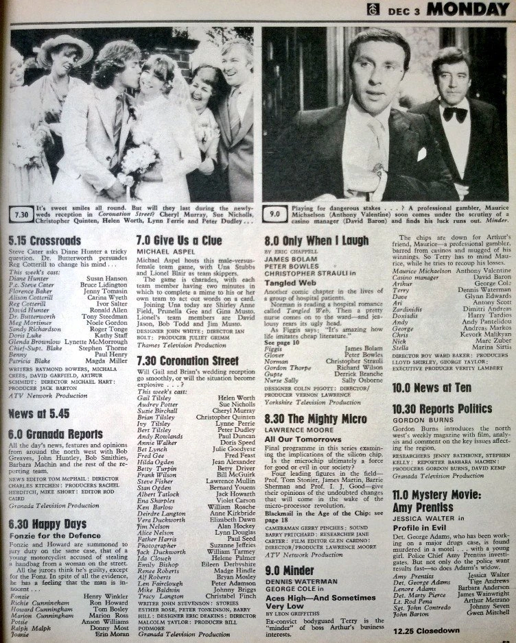 03 December 1979 | A Pop Culture Scrapbook | Fandom