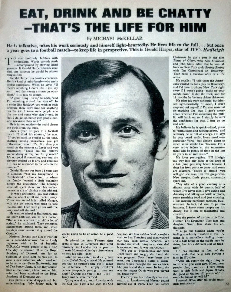 Gerald Harper | A Pop Culture Scrapbook | Fandom