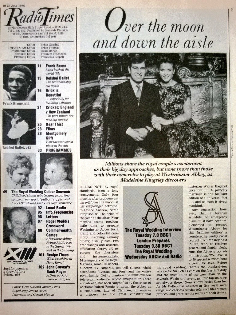 22 July 1986 | A Pop Culture Scrapbook | Fandom