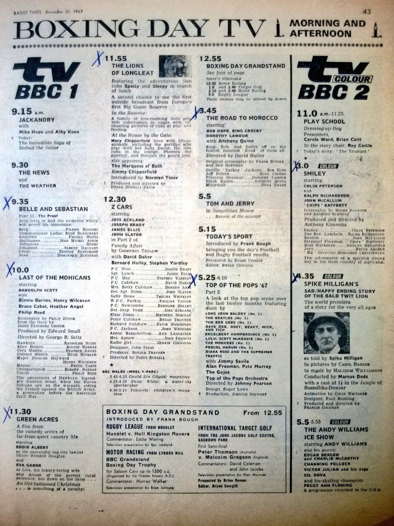 26 December 1967 | A Pop Culture Scrapbook | Fandom