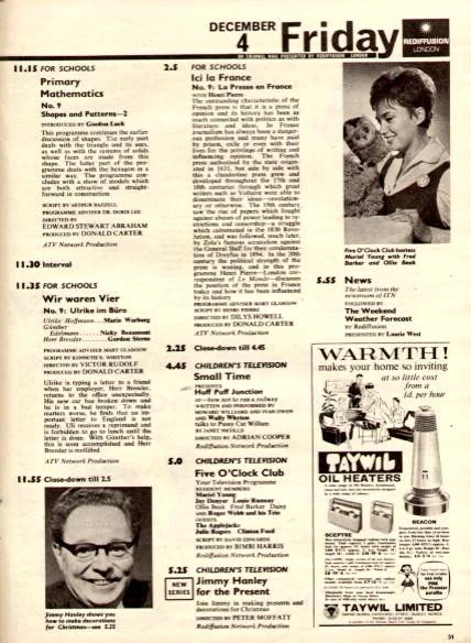 04 December 1964 | A Pop Culture Scrapbook | Fandom