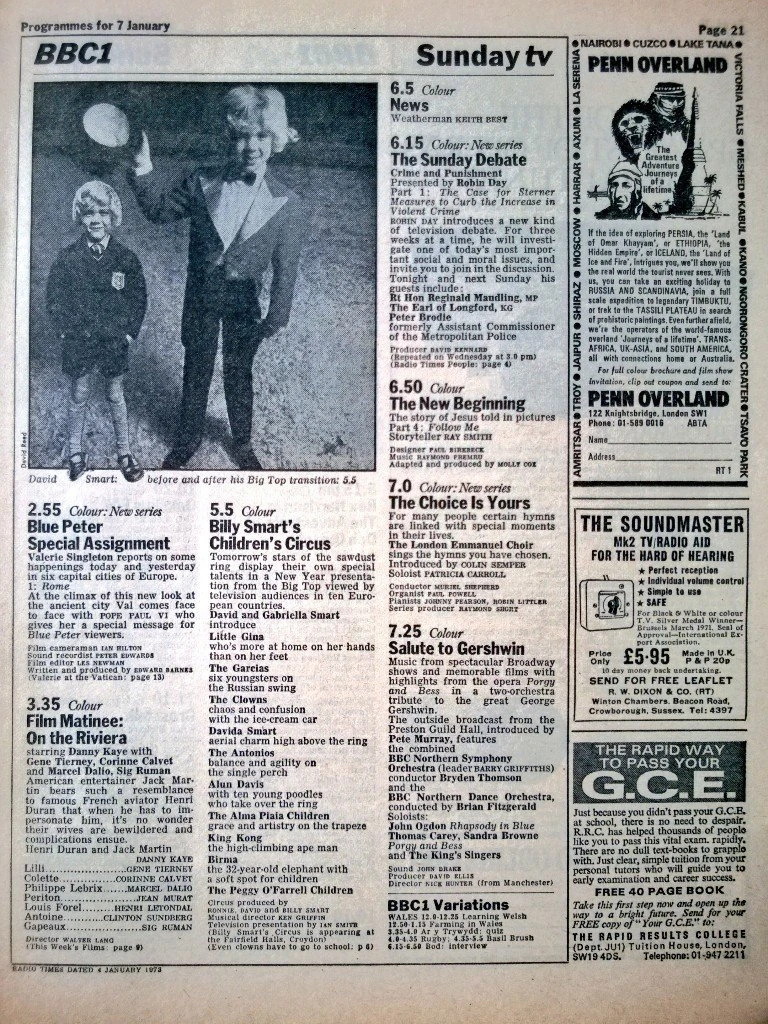 07 January 1973 | A Pop Culture Scrapbook | Fandom