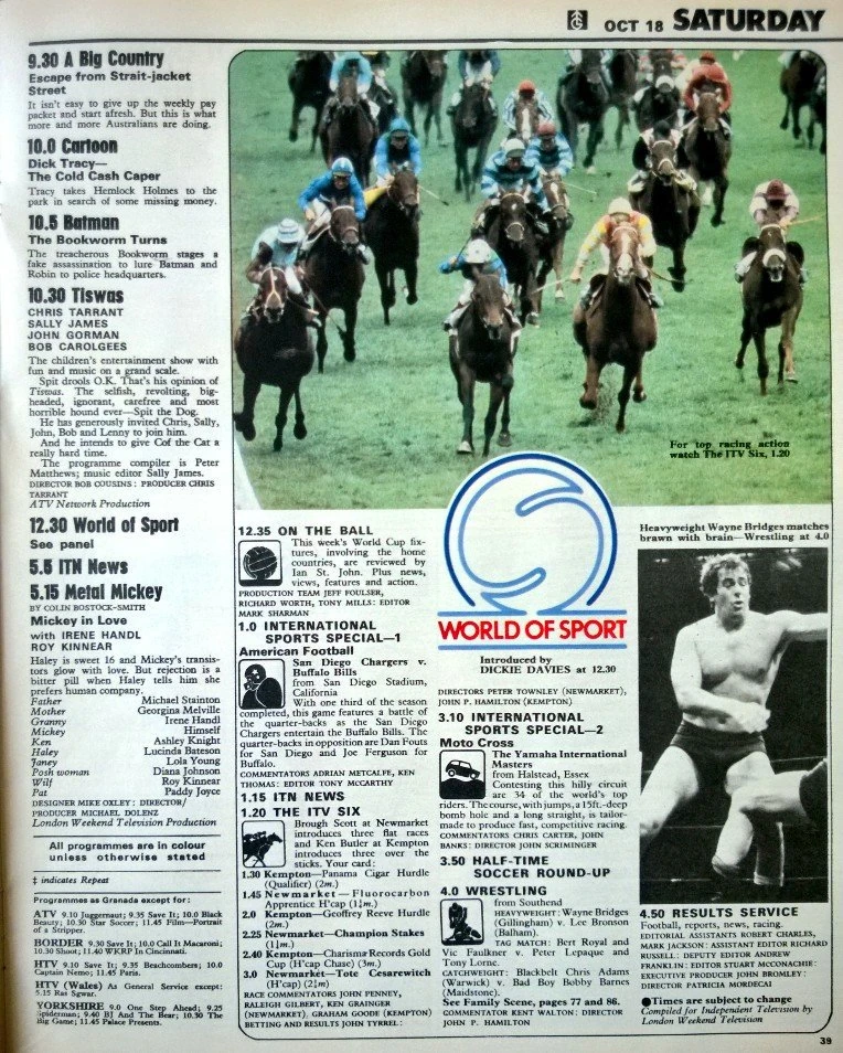 18 October 1980 | A Pop Culture Scrapbook | Fandom