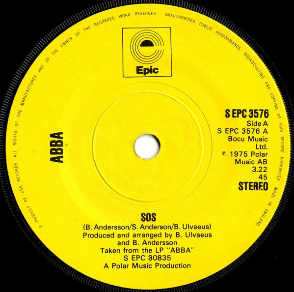 SOS (ABBA) | A Pop Culture Scrapbook | Fandom