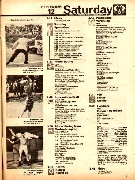 12 September 1964 | A Pop Culture Scrapbook | Fandom