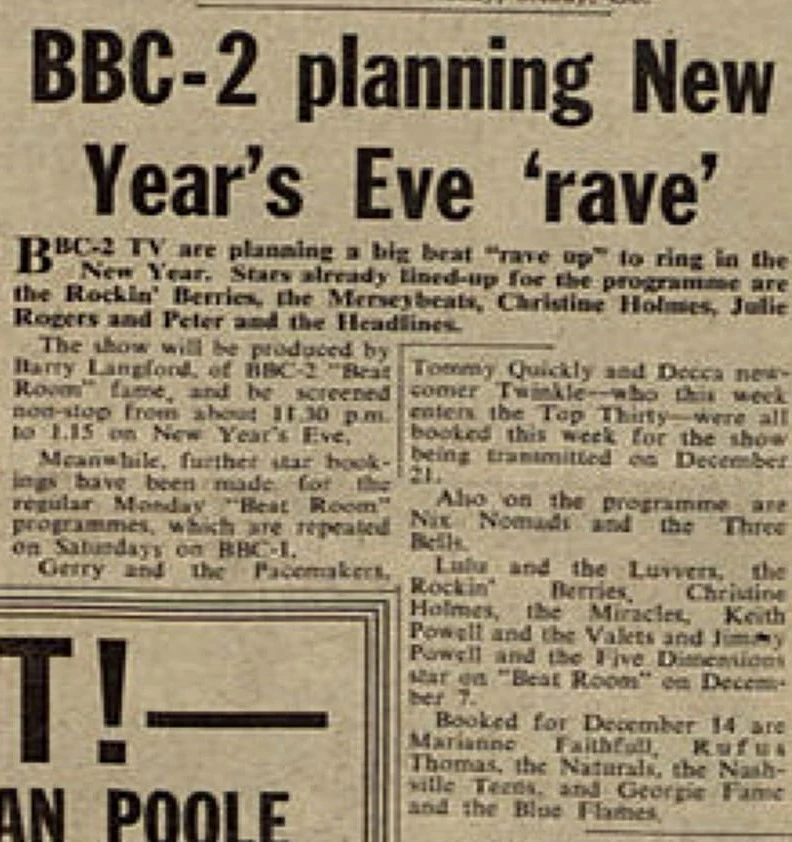 31 December 1964 | A Pop Culture Scrapbook | Fandom