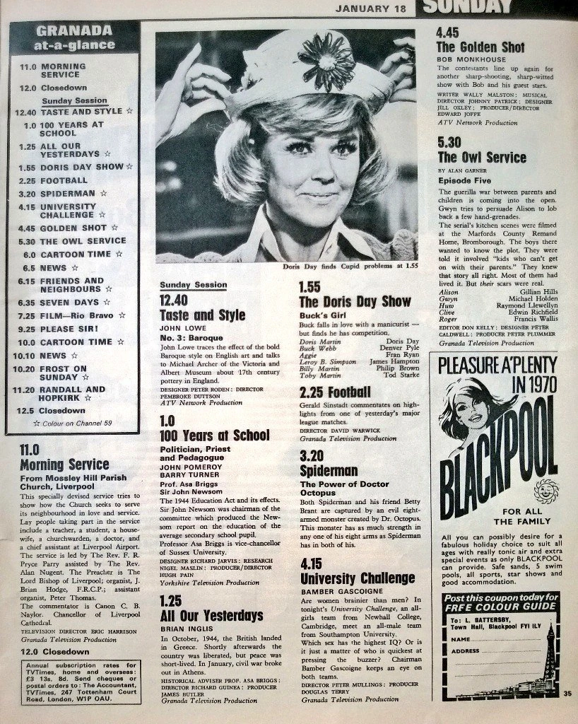 18 January 1970 | A Pop Culture Scrapbook | Fandom
