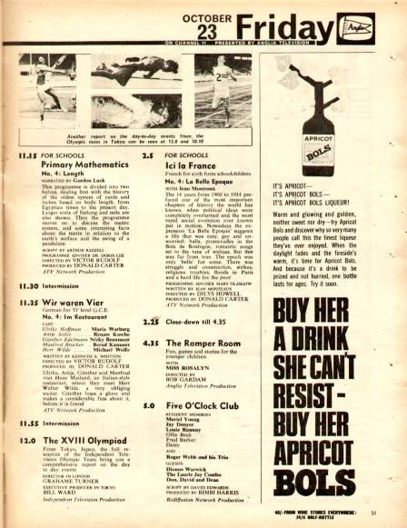 23 October 1964 | A Pop Culture Scrapbook | Fandom