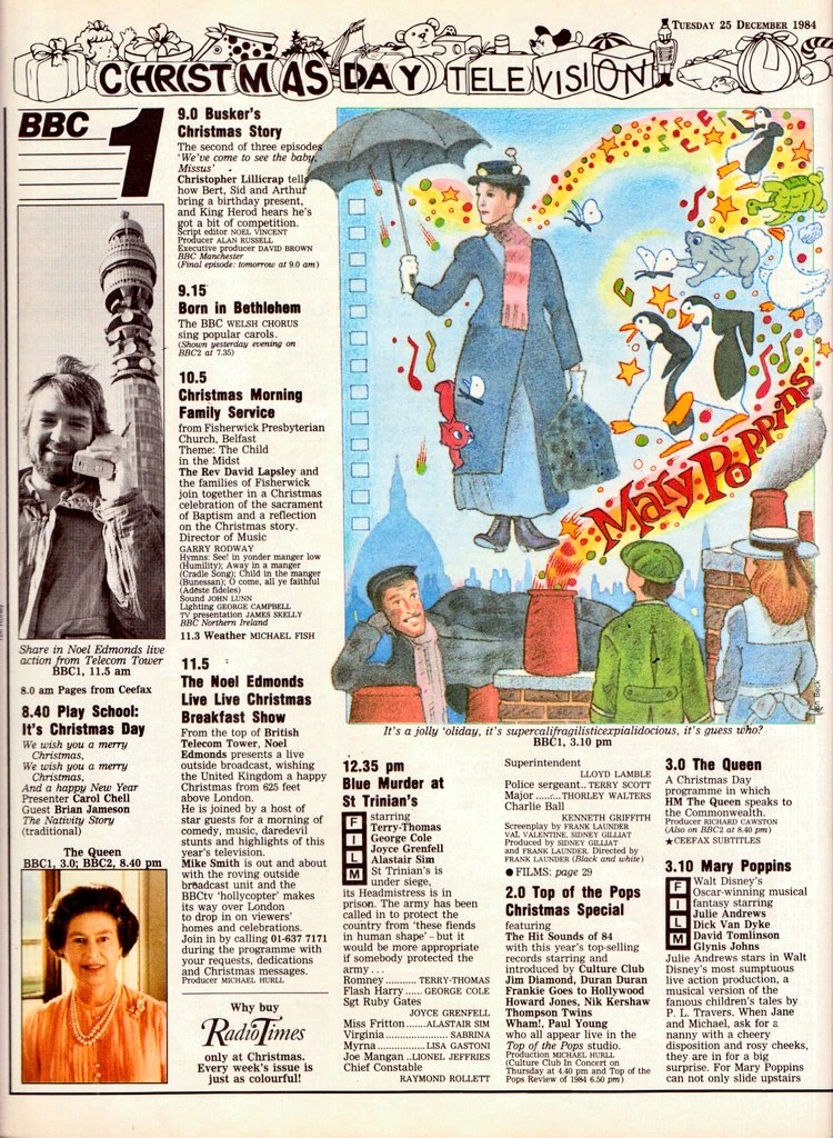 25 December 1984 | A Pop Culture Scrapbook | Fandom