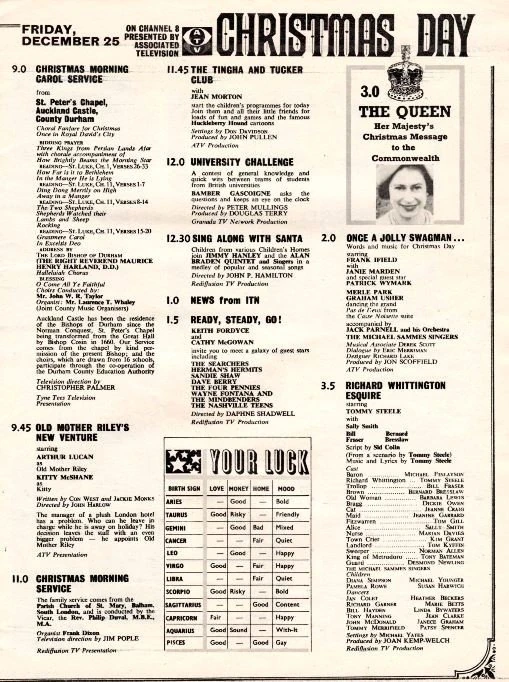 25 December 1964 | A Pop Culture Scrapbook | Fandom