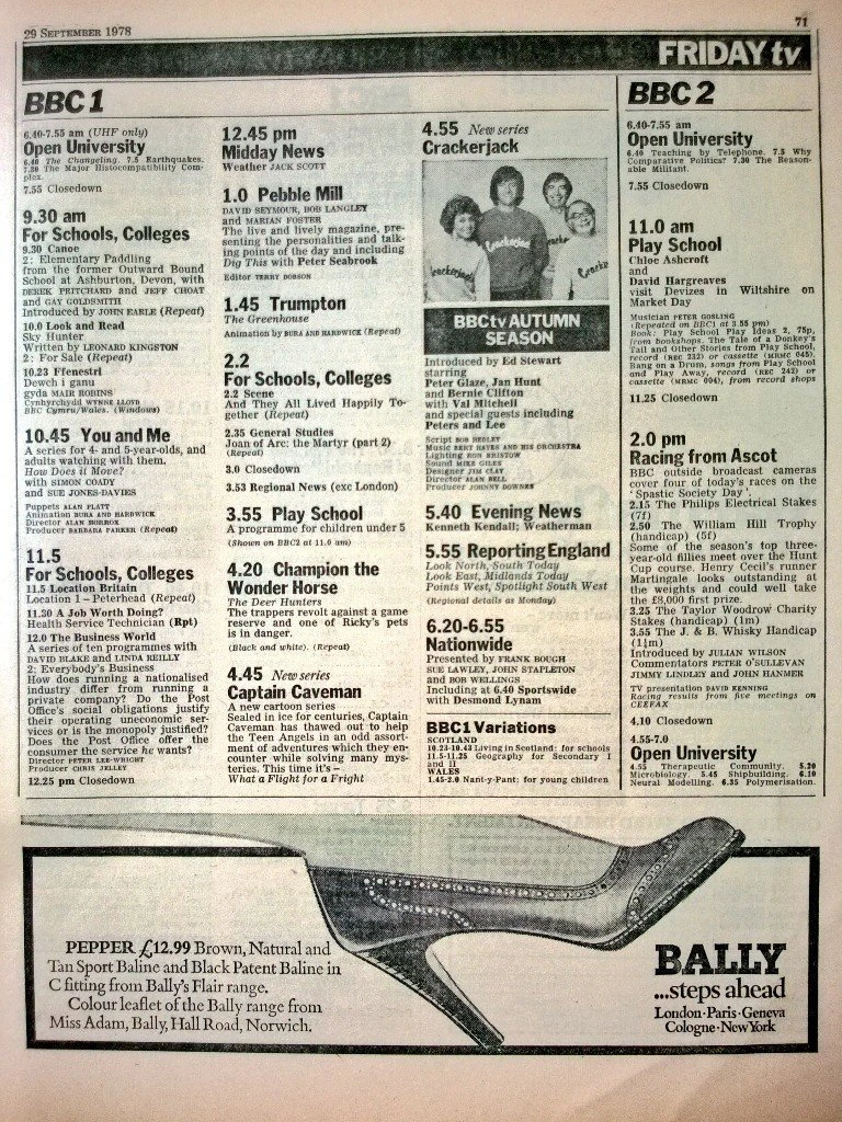 29 September 1978 | A Pop Culture Scrapbook | Fandom
