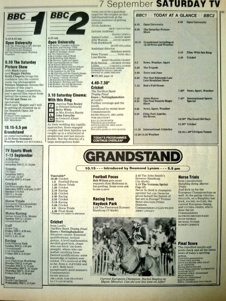 07 September 1985 | A Pop Culture Scrapbook | Fandom