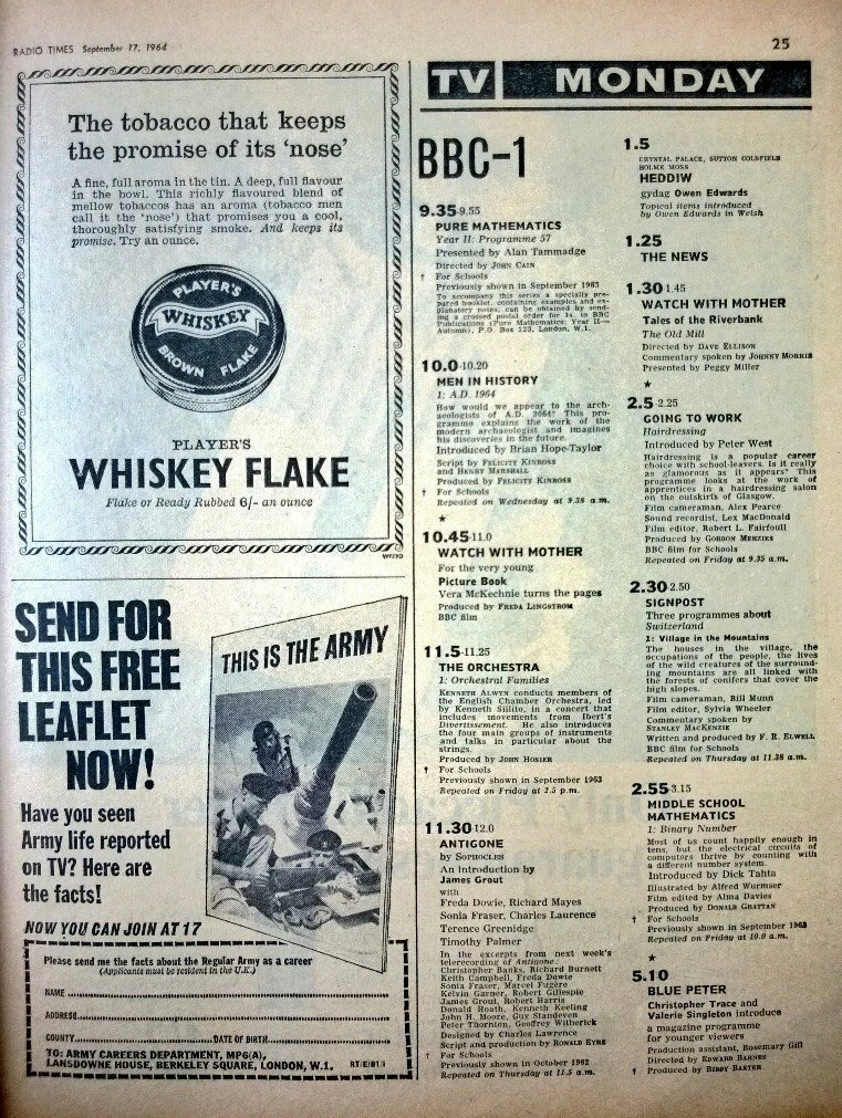 21 September 1964 | A Pop Culture Scrapbook | Fandom