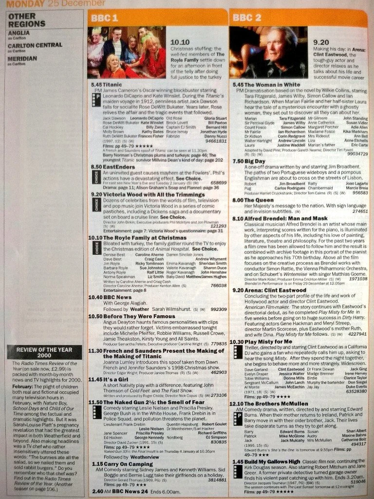 25 December 2000 | A Pop Culture Scrapbook | Fandom