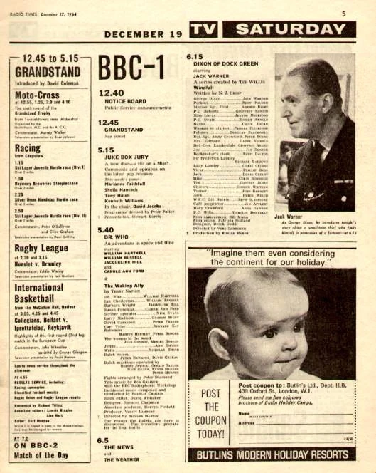 19 December 1964 | A Pop Culture Scrapbook | Fandom