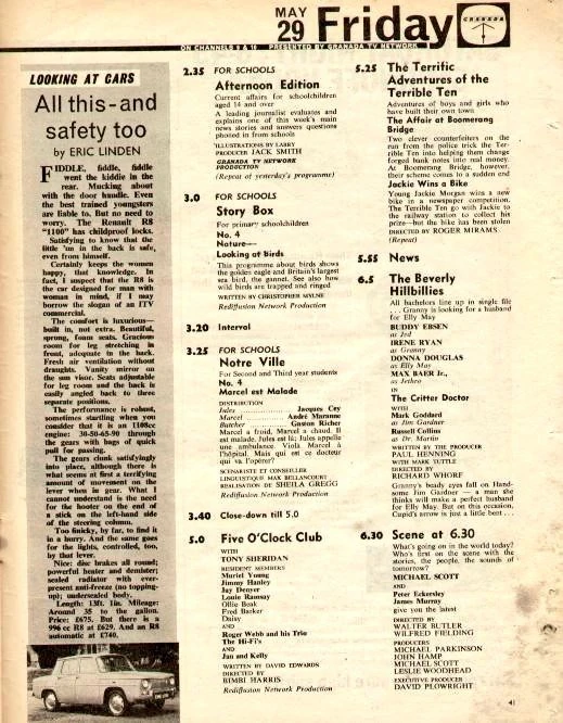 29 May 1964 | A Pop Culture Scrapbook | Fandom